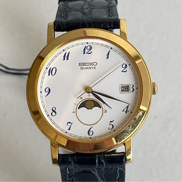 Seiko | Accessories | Nwt Mens Seiko Lunar Calendar Instant Date ...